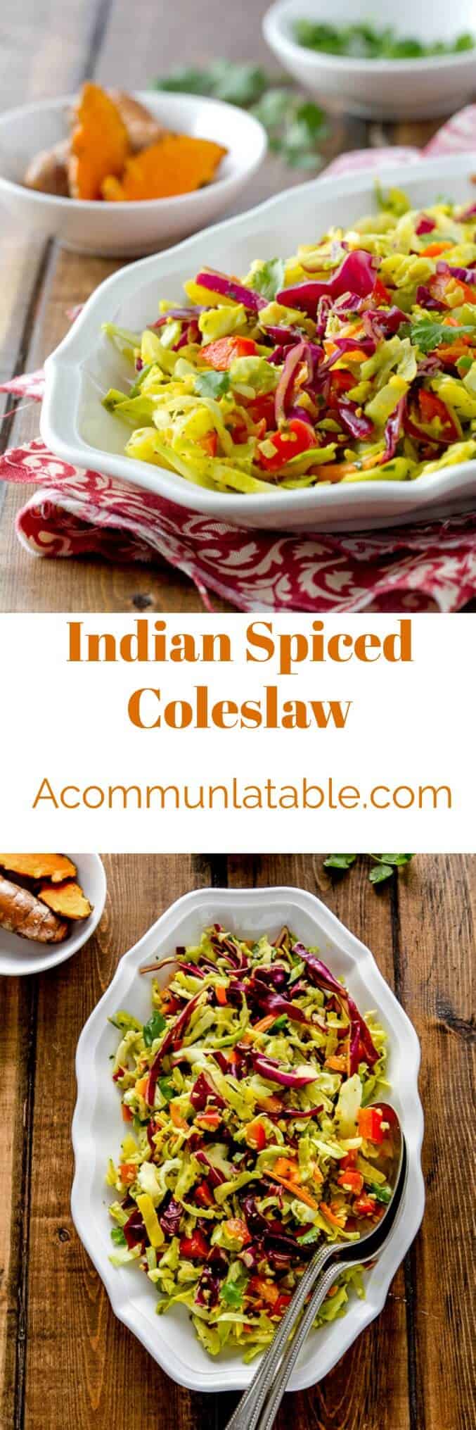 Indian Spiced Coleslaw - A Communal Table