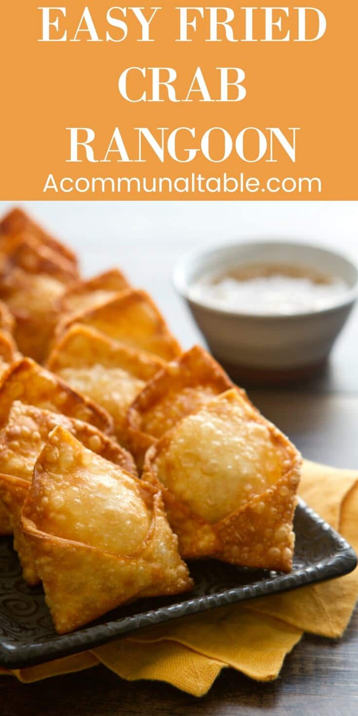 Crispy Homemade Crab Rangoon Recipe A Communal Table