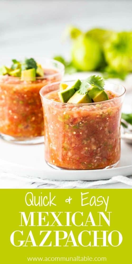 Easy Gazpacho Recipe - A Communal Table