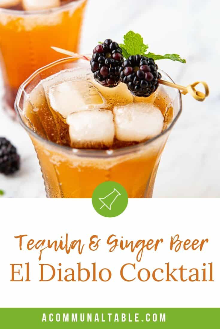 El Diablo Cocktail Recipe - A Communal Table