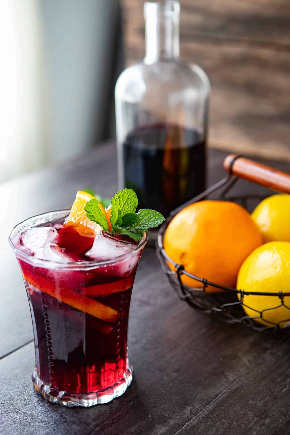 Easy Red Wine Spritzer Cocktail Recipe - A Communal Table