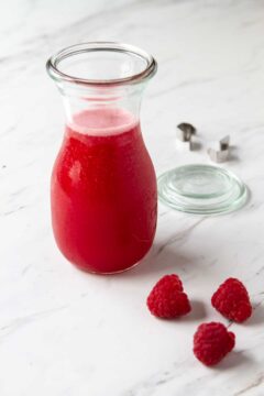 Simple Raspberry Syrup Recipe - A Communal Table