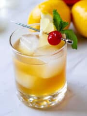 Rum Sour Cocktail Recipe - A Communal Table