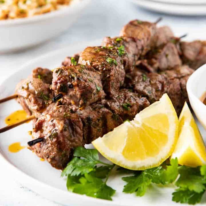 Easy Grilled Lamb Kebabs Recipe - A Communal Table